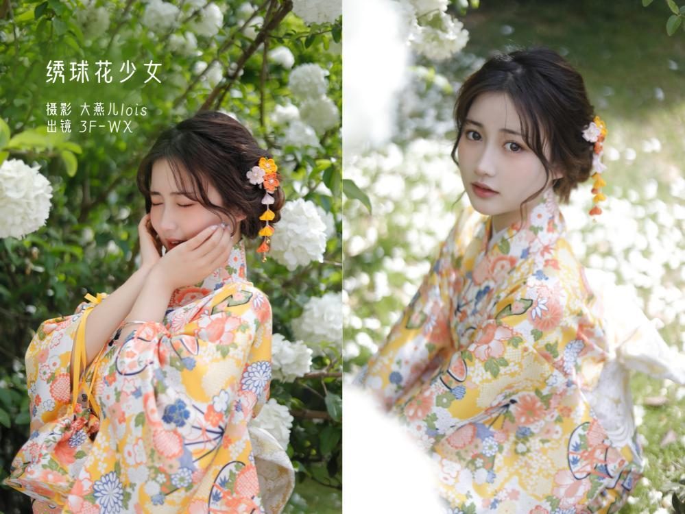 [YITUYU艺图语] 2022.12.19 绣球花少女 3F-WX[23+1P445M] - 套图学院